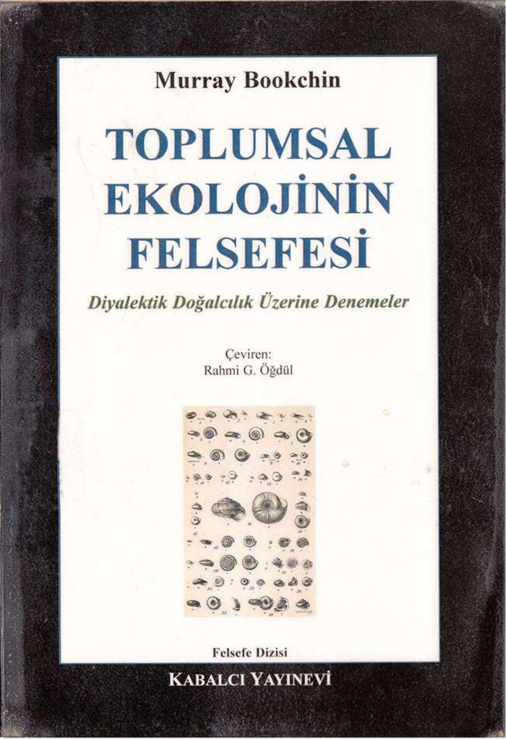 Murray Bookchin - Toplumsal Ekolojinin Felsefesi PDF